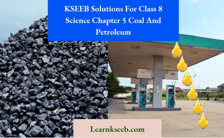 KSEEB Solutions For Class 8 Science Chapter 5 Coal And Petroleum ...